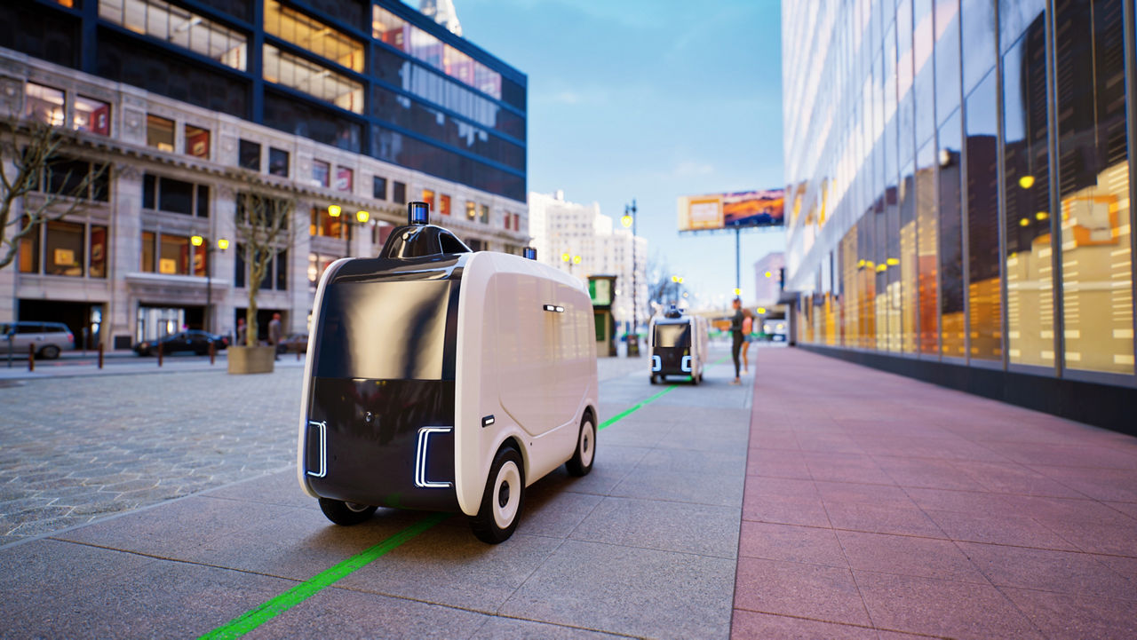 Mobile robots (AGV, AMR) | Infineon Technologies